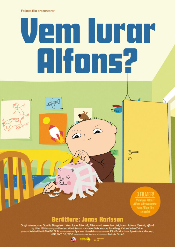 Vem lurar Alfons? Filmdags! - Alfons Åberg