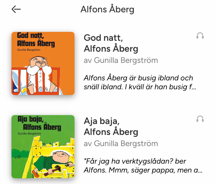 Alfons Åberg i Bokus Play - Alfons Åberg
